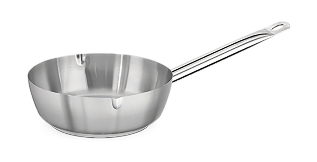 Conical Saute Pan w/double spouts 20 - RIT