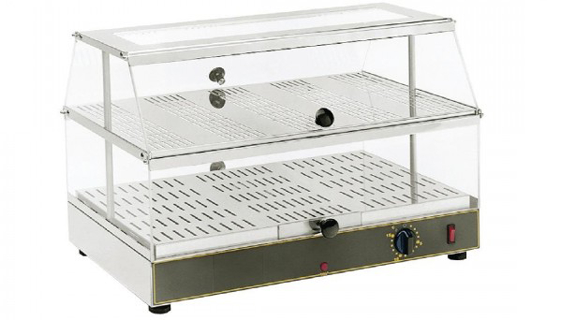 Small Heated Display Unit - Compact & Stylish for Food Display