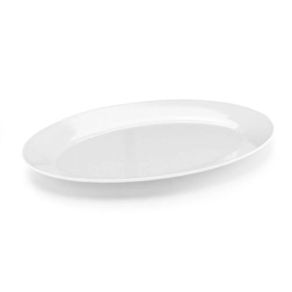 Atlas Oval Buffet Service Plate 35*26 White MELAMINE Brand:Atlas ...